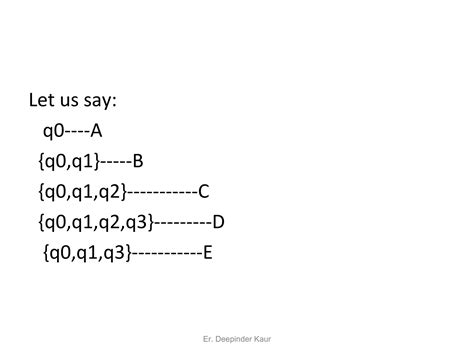 Nfa Or Non Deterministic Finite Automata Ppt