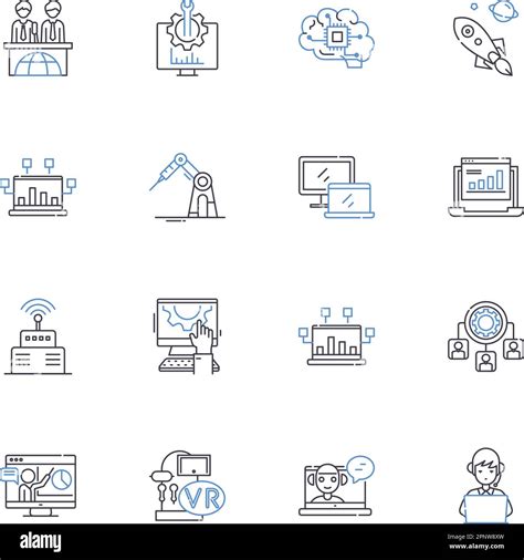 Personalized Service Line Icons Collection Customized Tailored Unique Individualized