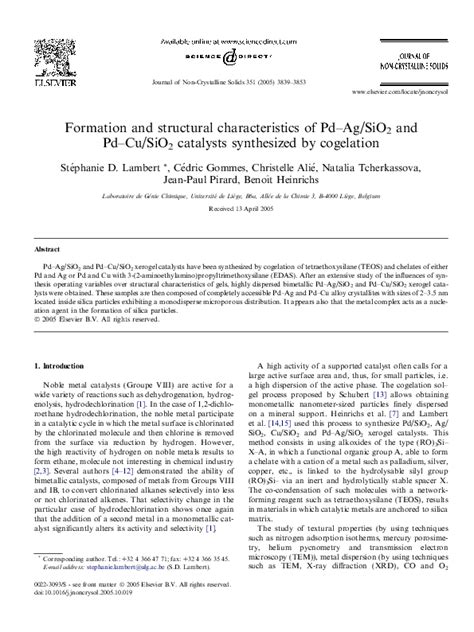 pdf formation and structural characteristics of pd ag sio2 and pd cu