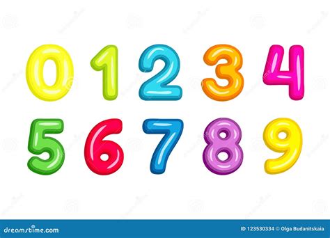 Numbers Vector Stock Illustrations 164191 Numbers Vector Stock