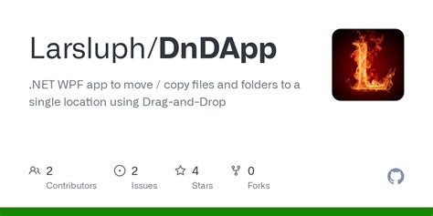 Github Larsluphdndapp Net Wpf App To Move Copy Files And Folders