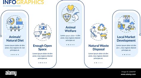 Ethical Dairy Industry Production Vector Infographic Template Stock Vector Image And Art Alamy