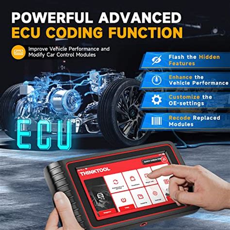 THINKCAR 2022 Thinktool Bidirectional Scanner TPMS Programming Relearn ECU Coding Automotive