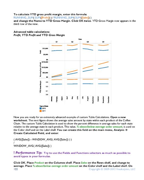 Book Excerpt Tableau 7 Quick Table Calculations And Custom Table