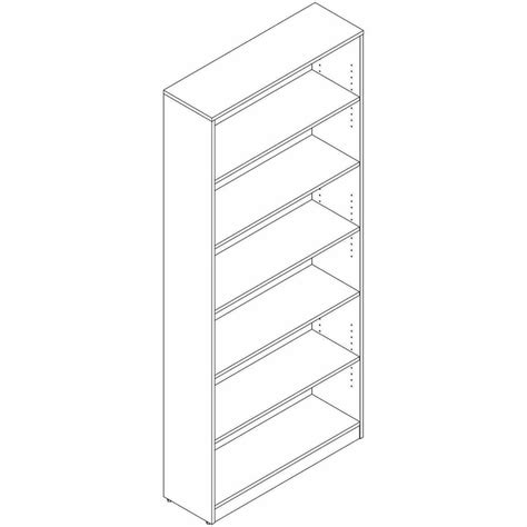 Llr 66344 Lorell Bookcase Lorell Furniture