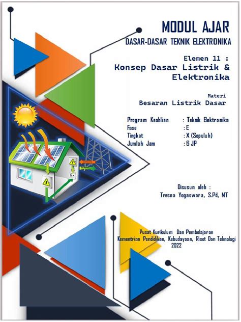 Modul Ajar Dasar Dasar Teknik Elektronika Alat Elektronik Di Kehidupan Sehari Hari Fase E Pdf