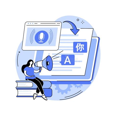 Language Translation Abstract Concept Vector Illustration Stock Vector