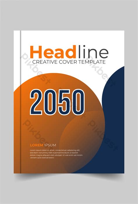 New Annual Report Vector Template Print Ready Business Book Cover Design Ai Free Download