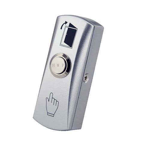 Kirsite Button Switch Access Control Push Button Exit Push Button With Bottom Box In Access