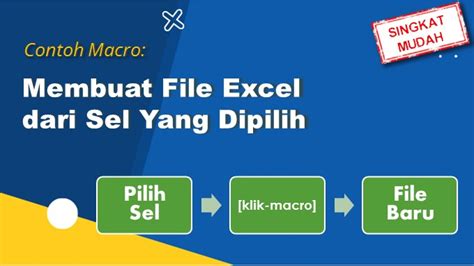 Contoh Macro Membuat File Excel Baru Dari Sel Yang Dipilih Kursus Excel Online And Offline