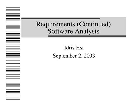 Overview Of The Continued Software Analysis Assignment Cs 6300 Docsity