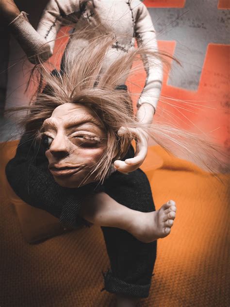 Авторская кукла в процессе создания Halloween Face Makeup Halloween Face Face Makeup