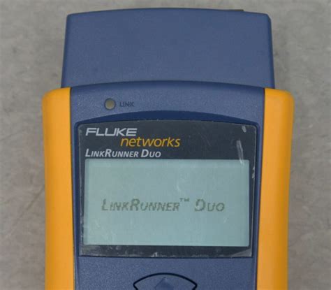 Fluke Networks Linkrunner Duo Copper Fiber Network Multimeter Rhino Trade Llc
