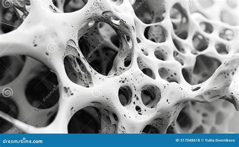 3d Abstract Protein Amino Acids Or Cell Structure Black Background Science And Biotechnology