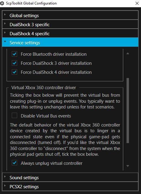 ScpToolkit XInput Wrapper Aka ScpServer Reloaded OFF