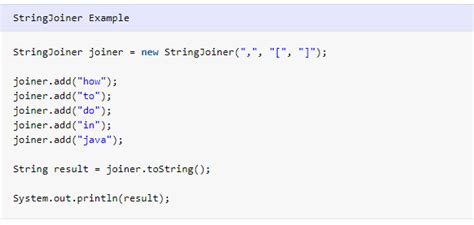 Java Stringjoiner With Examples Howtodoinjava