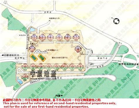 中原數據 藍田油塘 匯景花園 的平面圖