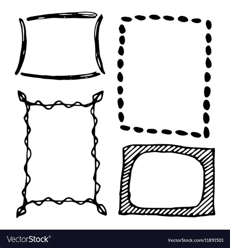 Hand Drawn Rectangle Vector