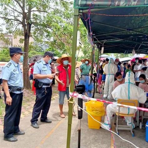 电白望夫镇有序开展大规模核酸检测工作 采样 防控 疫情