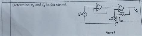 Solved Determine V And I In The Circuit Figure Chegg Com