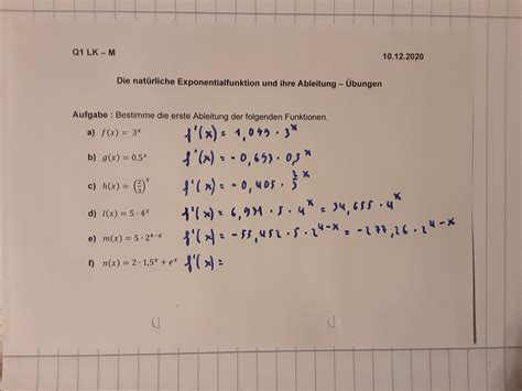 Mathefragen De Wie Kann Ich Die Erste Ableitung Der
