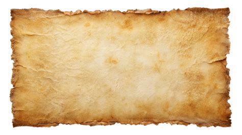 Historical Artifact Parchment Paper Sheet 49346653 Png