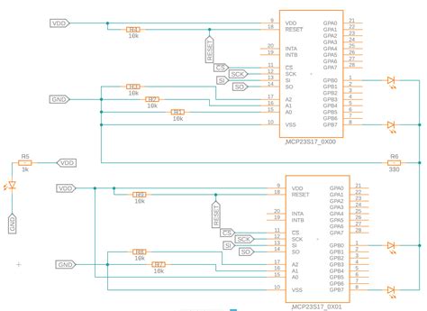 Support For Multiple Chips Missing Issue 19 RobTillaart MCP23S17
