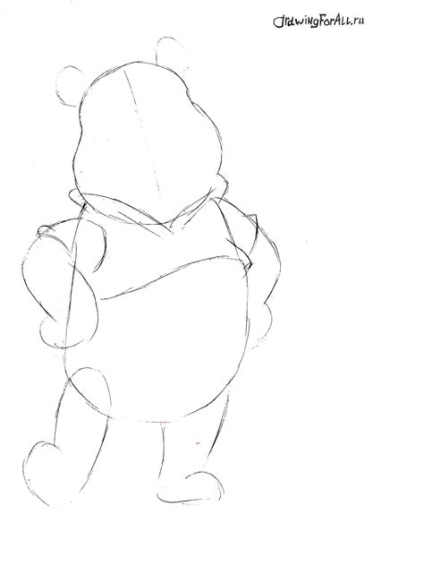 Винни пух рисунок карандашом 75 фото