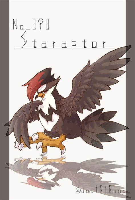 Staraptor Pokemon Drawn By Siraainui Danbooru