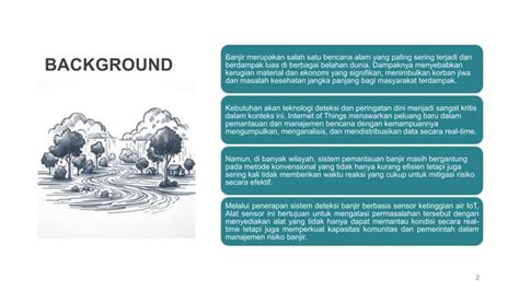 Sistem Deteksi Banjir Berbasis Iot Dengan Sensor Ketinggian Pptx