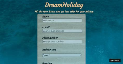 Survey Form Still Codesandbox