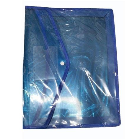 Blue Plastic Button File Folder A4 At Rs 30 Piece In Bengaluru Id 2851683127633