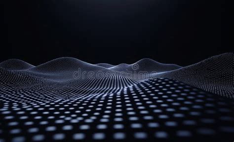 An Hexagonal Grid Of Nanoparticles A Network Of Linked Honeycombs A Neural Network Stock Image