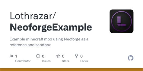 Github Lothrazar Neoforgeexample Example Minecraft Mod Using Neoforge As A Reference And Sandbox