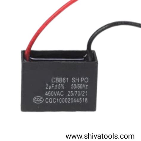 Table Fan Capacitor 450v Ac 2uf 50 60hz Fan Motor Capacitor
