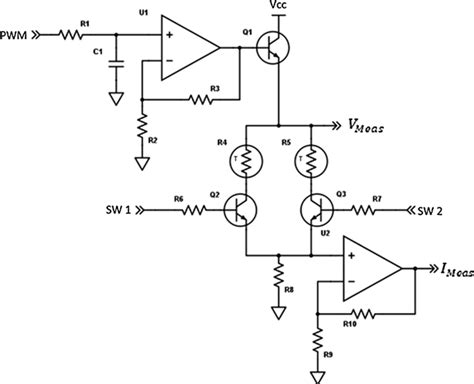 Schematic Control And Measurements Circuit Download Scientific Diagram