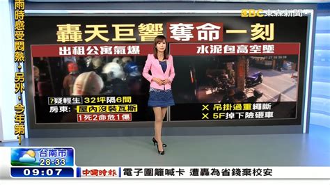 東森新聞主播黃慧婷 新聞播報片段2018728 Youtube