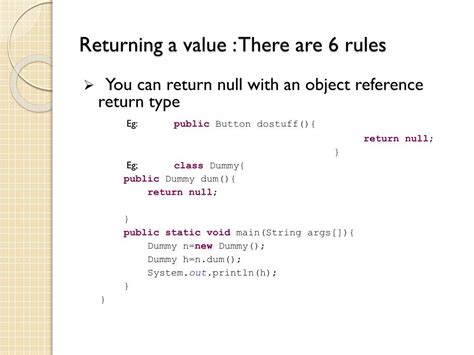 Ppt Java Return Types And Covariant Returns Exam Objectives Powerpoint