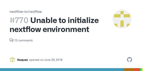 Unable To Initialize Nextflow Environment · Issue 770 · Nextflow Io