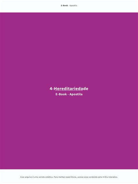 Processos Biologicos Heriditariedade Pdf