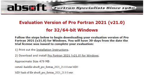 How To Install Absoft Pro Fortran 2021 V210 On Windows 10 And Why