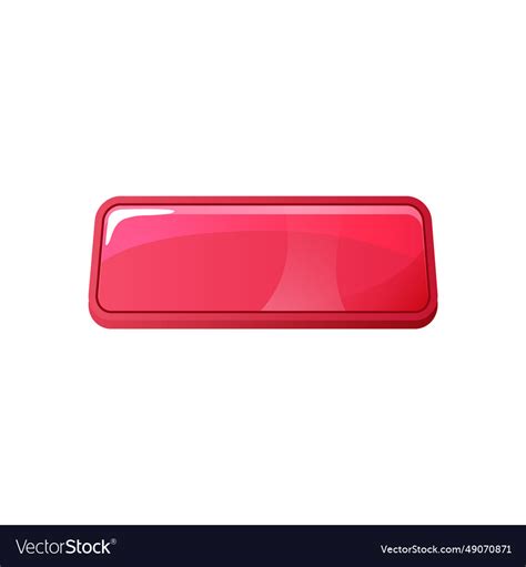 Pink Game Button Square Frame For User Ui Vector Image