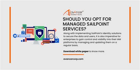 Avancer Corporation On Linkedin Sailpoint Itsecurity Cybersecurity Iam Managedservices