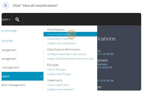 How To Sort Classifications