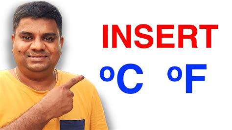 How To Type Degree Symbol In Excel Ms Excel Youtube