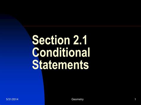 Ppt Section 21 Conditional Statements Powerpoint Presentation Free