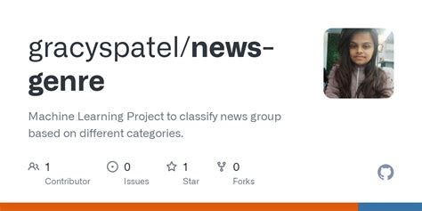 GitHub Gracyspatel News Genre Machine Learning Project To Classify News Group Based On