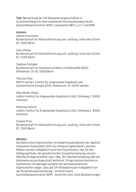 Pdf Betrachtung Der Sip Relaxationseigenschaften In Zusammenhang Mit Einer Erweiterten