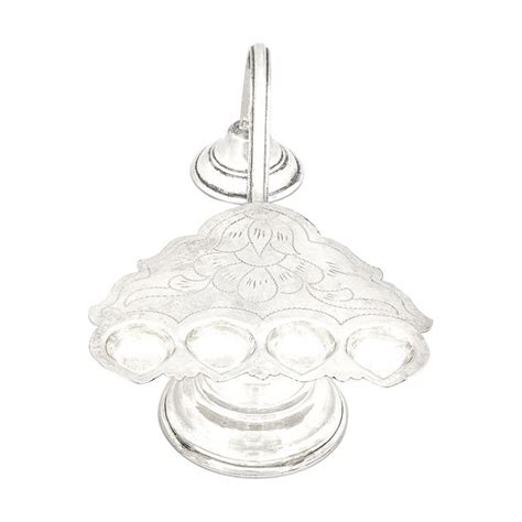 Karpuram Arathi Vilaku Silver For Pooja Silver Palace
