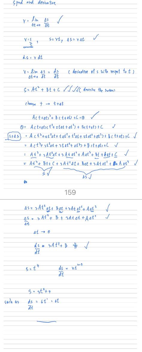 Speed And Derivative Physics R Physicsstepbystep